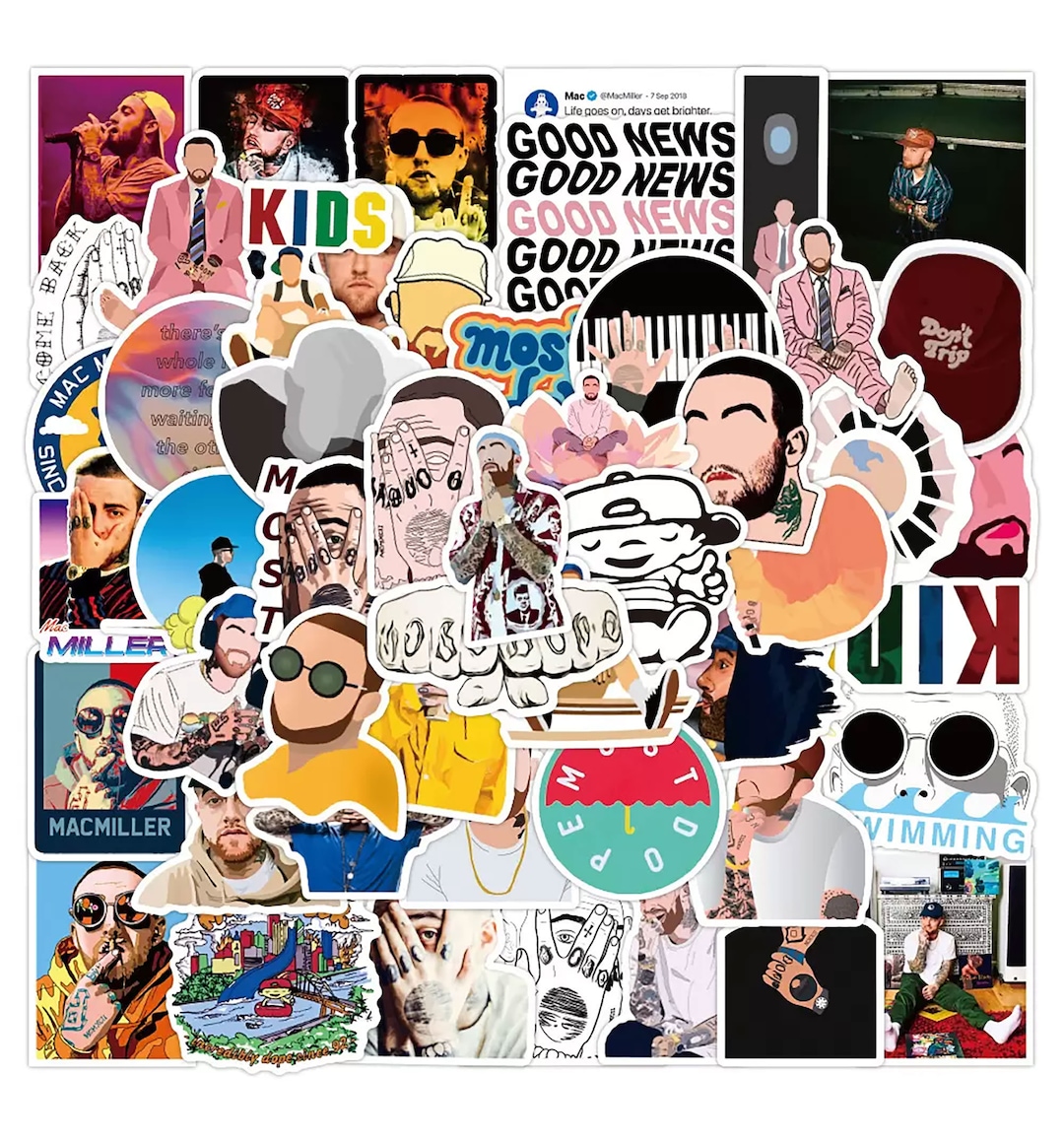 Mac Miller Inspired Stickers for Laptops, Macbooks, Scrapbooking ...