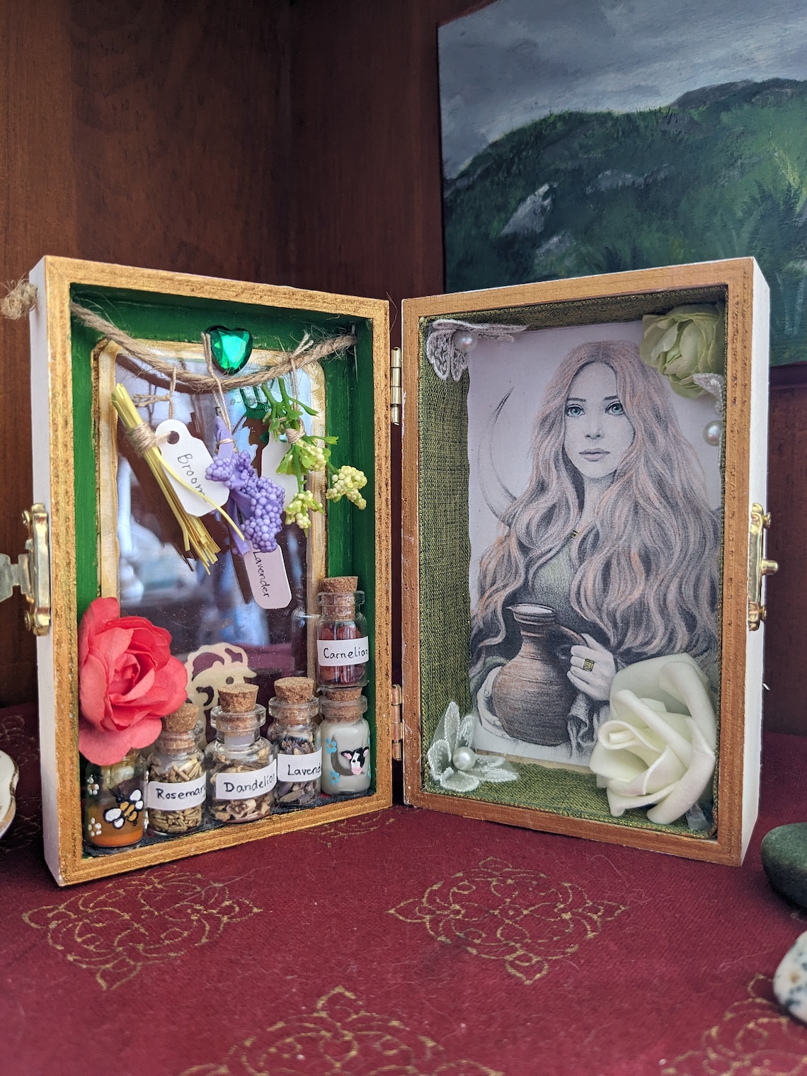 Brigid Small Shrine Altar Box - Etsy