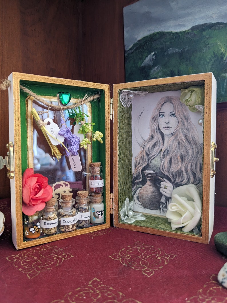 Brigid Small Shrine Altar Box - Etsy