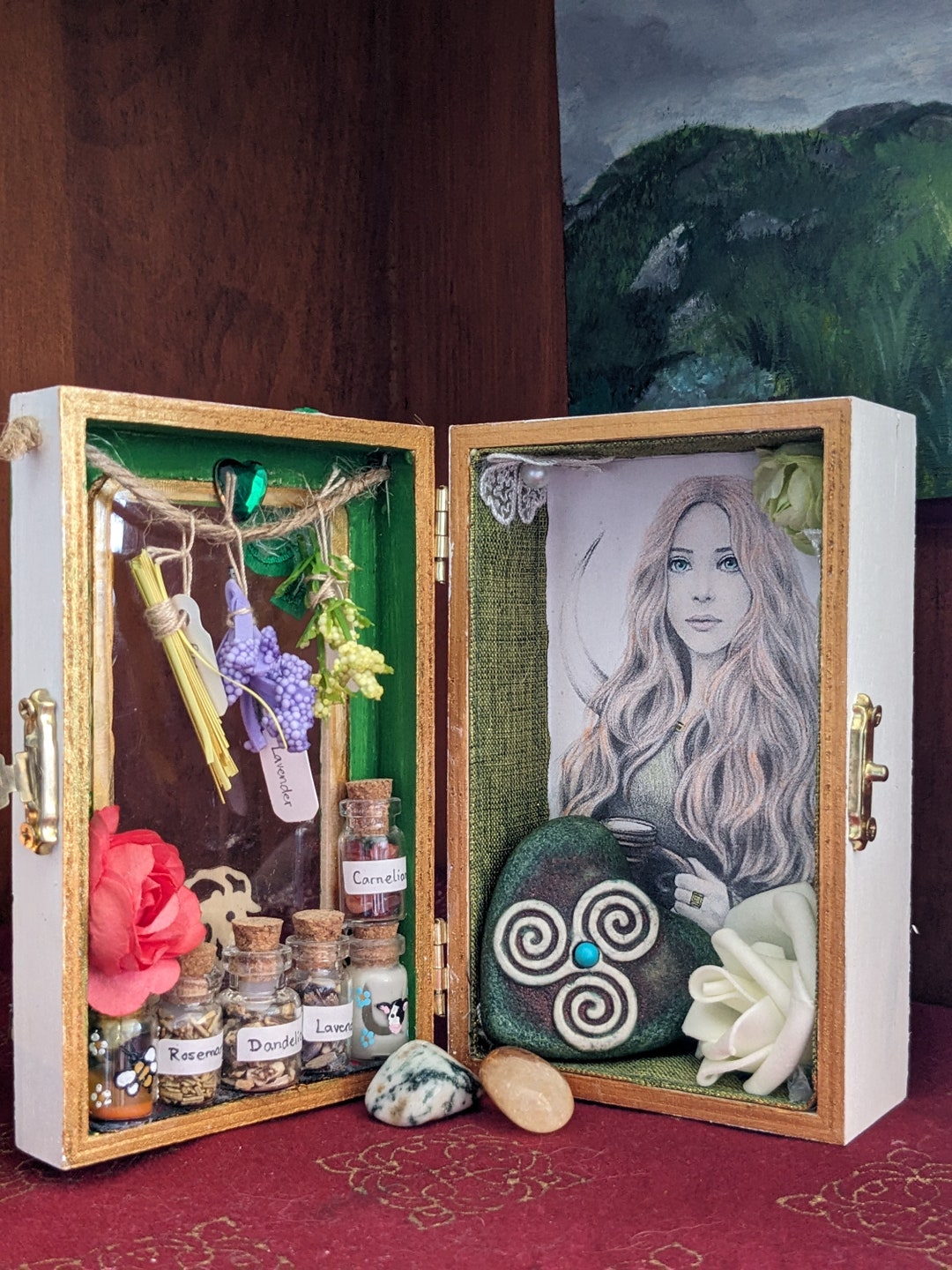 Brigid Small Shrine Altar Box - Etsy