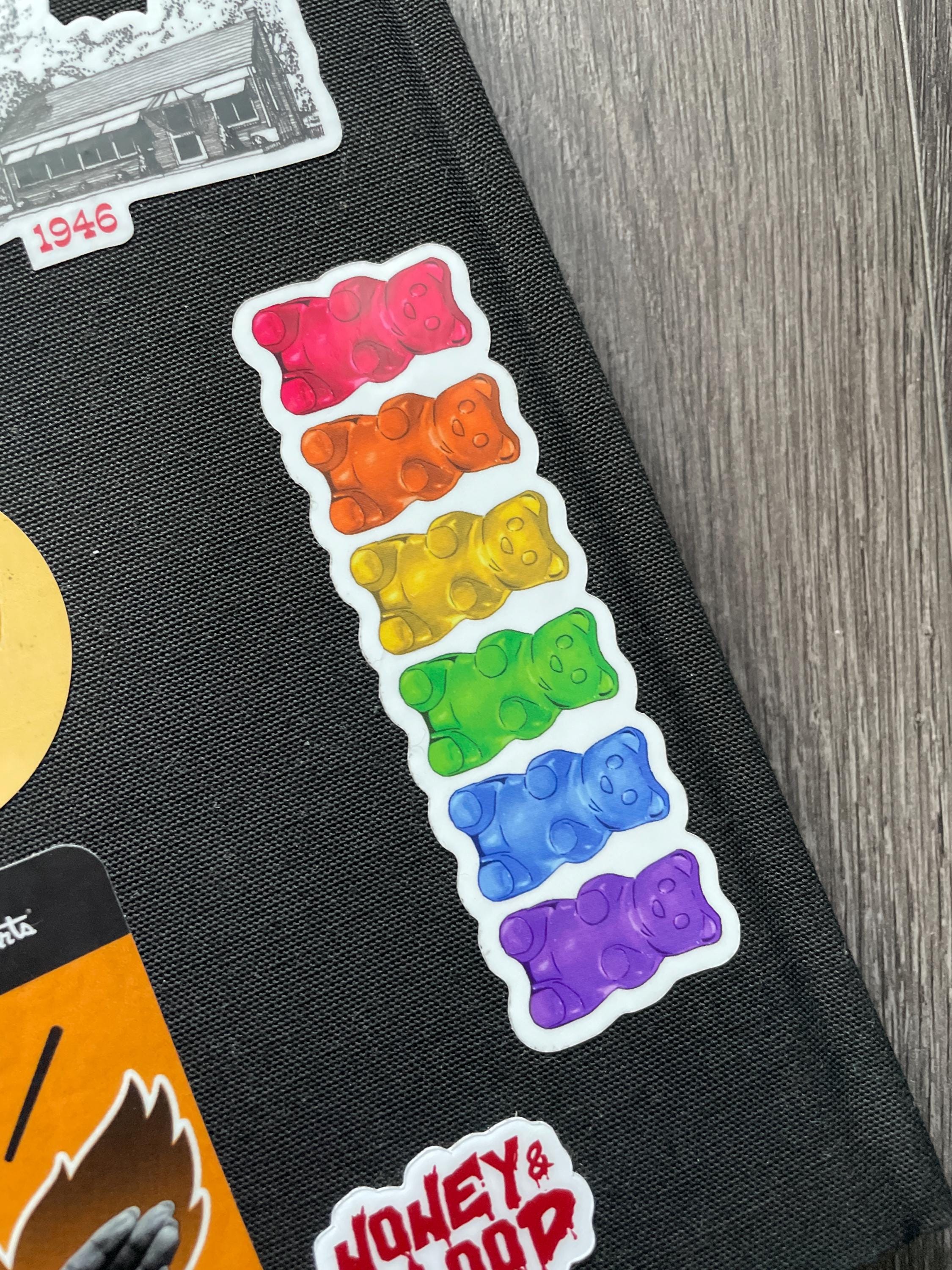 Rainbow Gummy Bears Sticker - Etsy