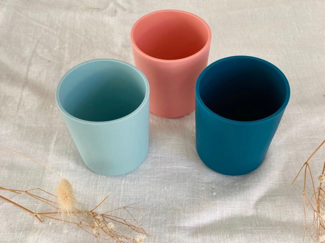 Silicone Baby Glass Meal Set - Christmas, Baptism or Birthday Gift for ...