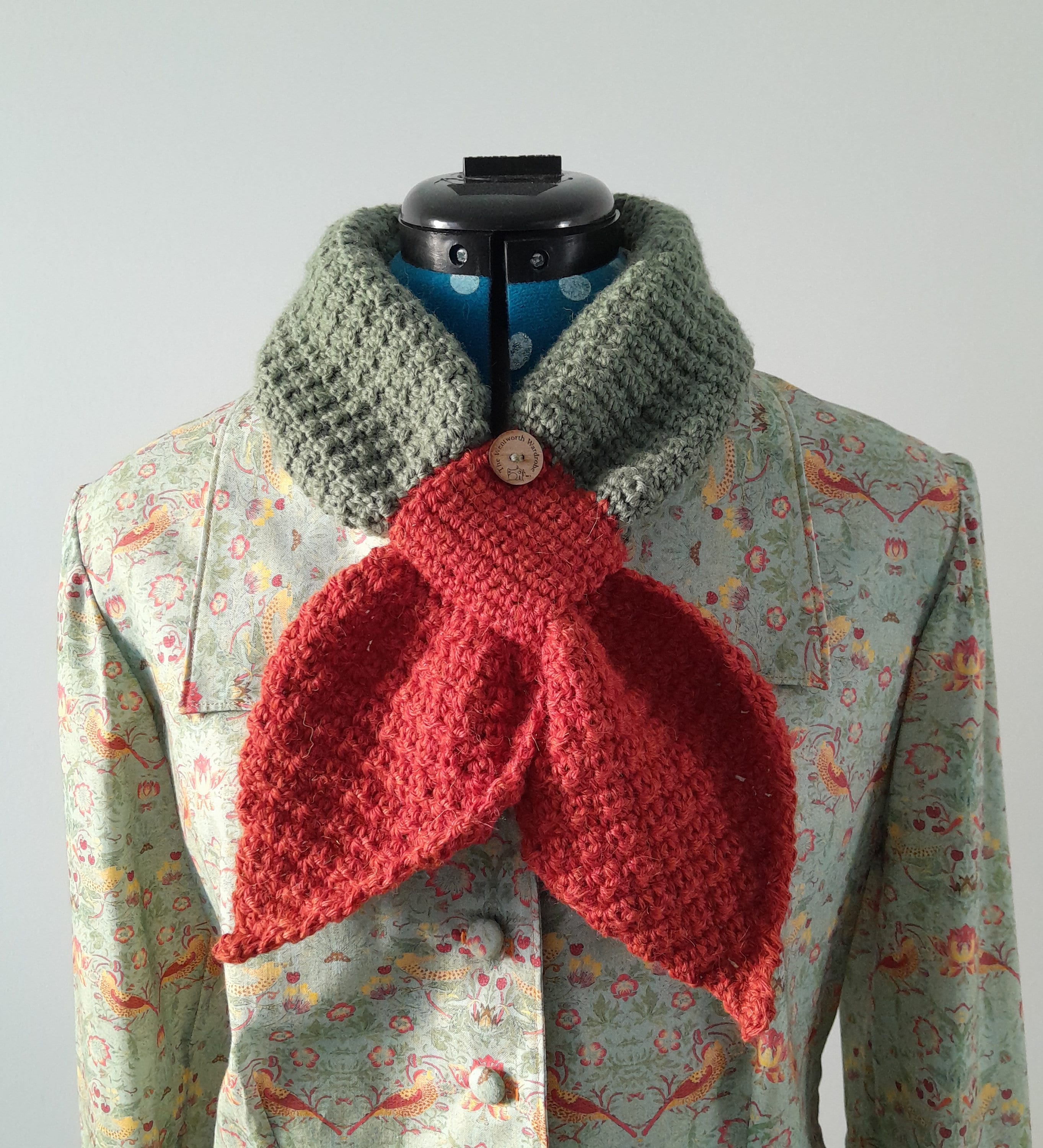 Scarf Vintage Style Crochet Marple Scarves Autumn Winter Wool Alpaca ...