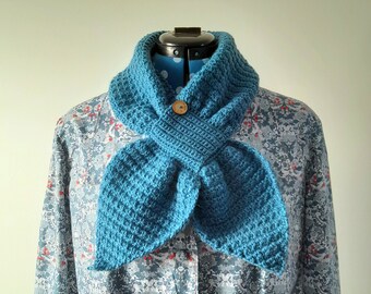 Scarf Vintage Style Crochet Marple Scarves Autumn Winter Wool Alpaca ...