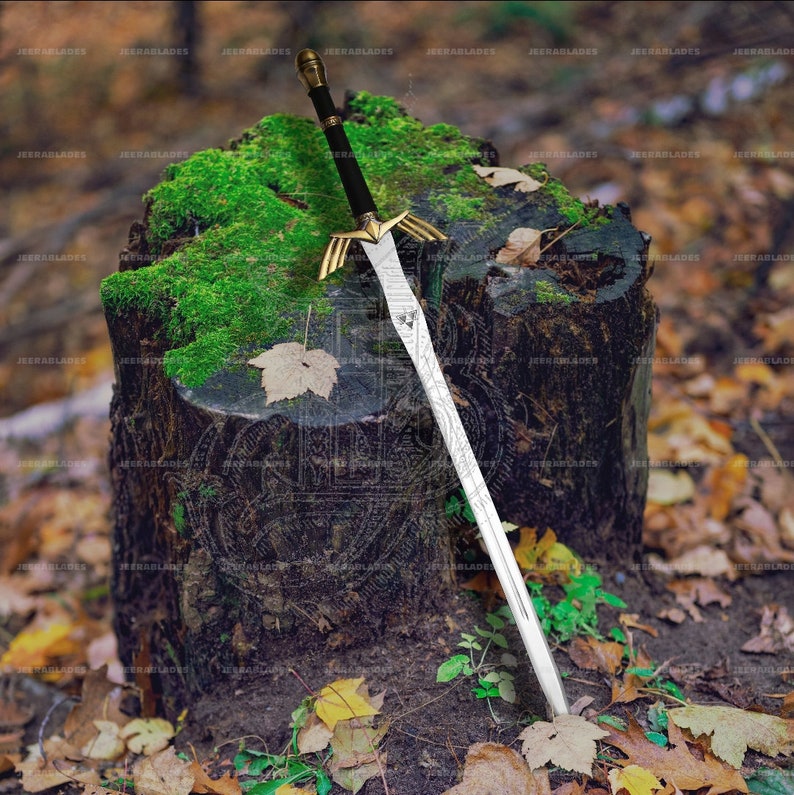 Viking Swords With Scabbard Beautiful Anniversary Gift for Him Leather ...