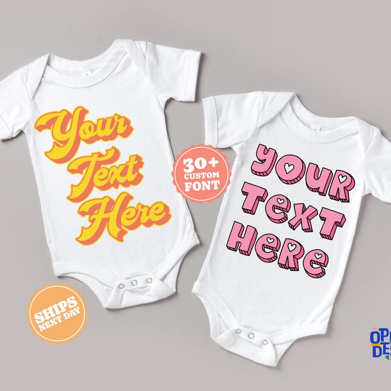 Custom Onesies - Etsy