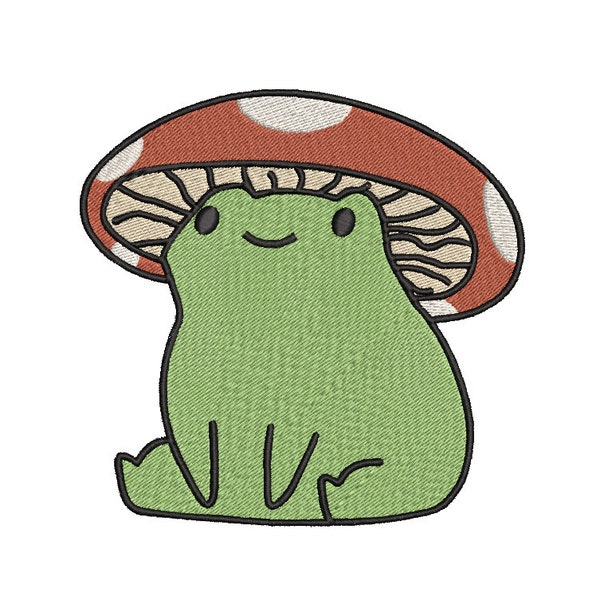 Pes File for Embroidery Mushroom - Etsy
