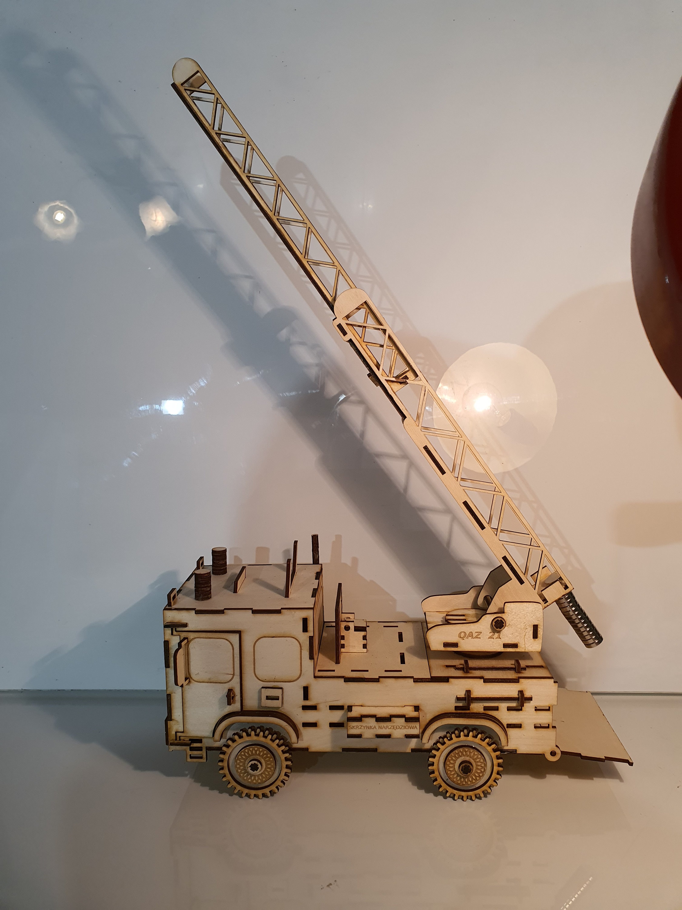 Cnc Laser Cutting Toy Fire Truck 3d. Svg, Pdf, Dxf File A Gift for a ...