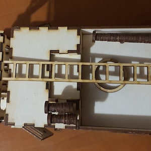 Star 244 CNC Laser Cutting Toy Fire Truck 3D . Svg File, Gift for a ...