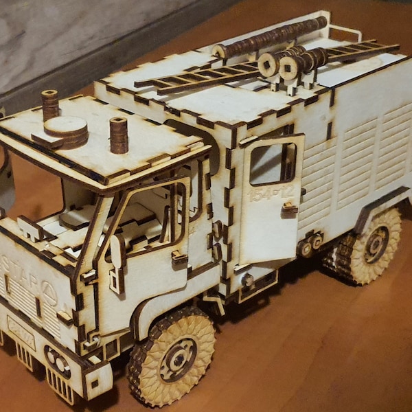 Fire Truck Svg - Etsy