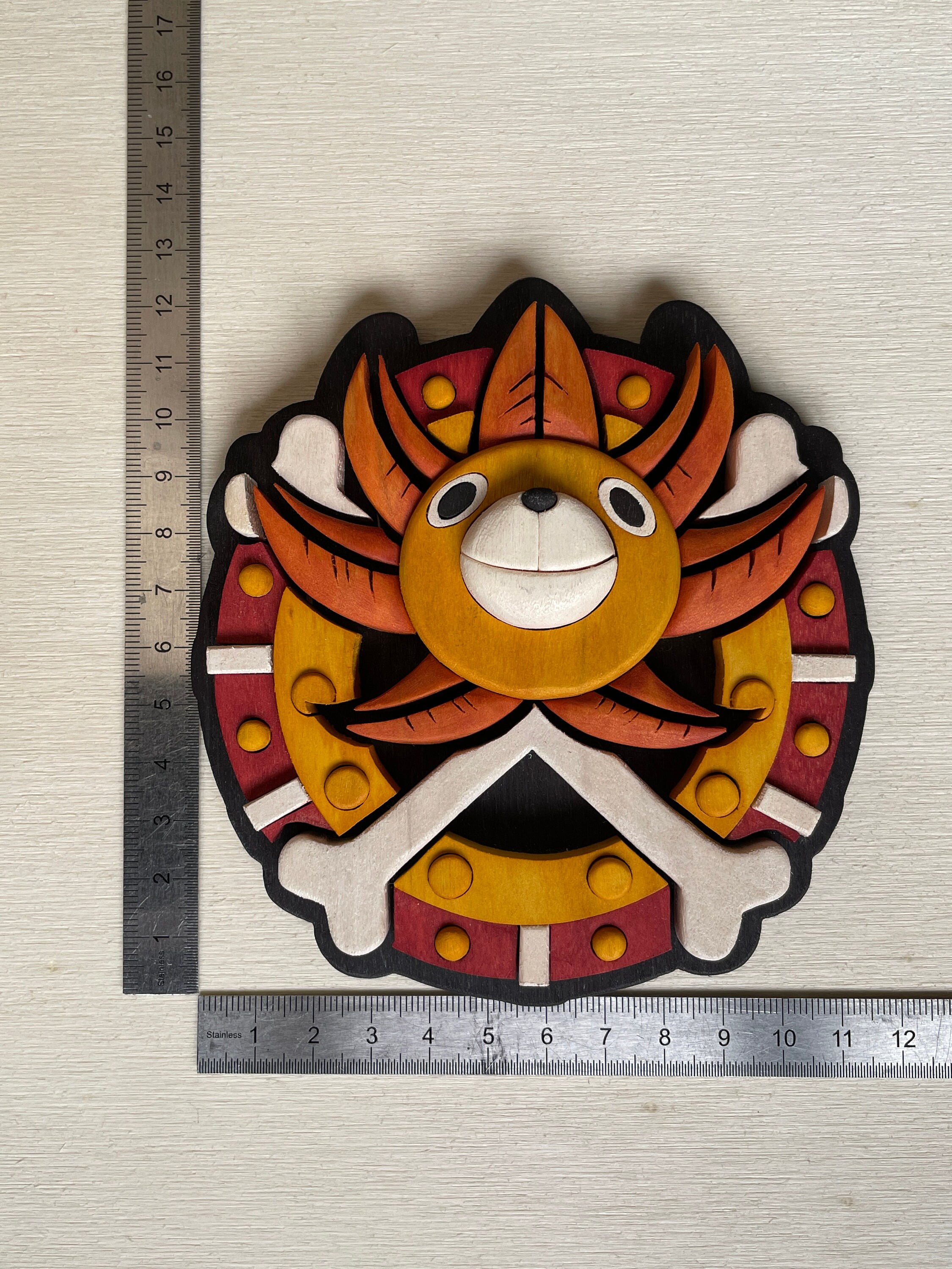 One Piece Emblem Thousand Sunny 3D Wooden Bow - Etsy