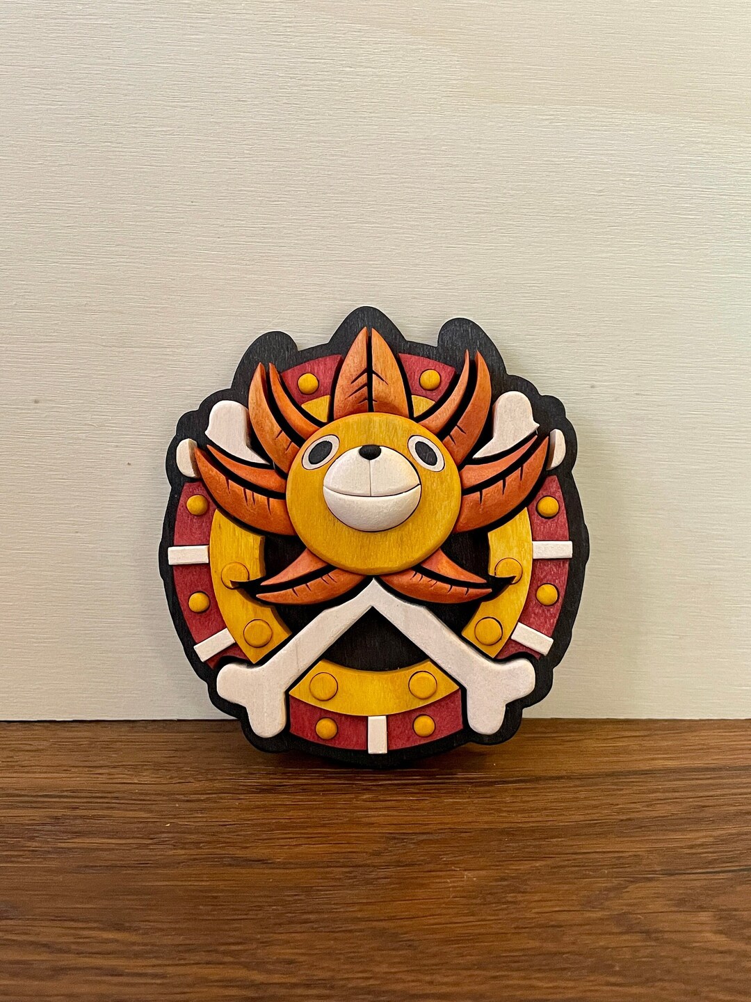 One Piece Emblem Thousand Sunny 3D Wooden Bow - Etsy