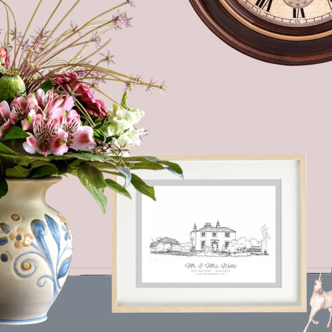 Old Rectory Killyman Wedding Venue Art / Landscape • Couple Gift Ideas ...