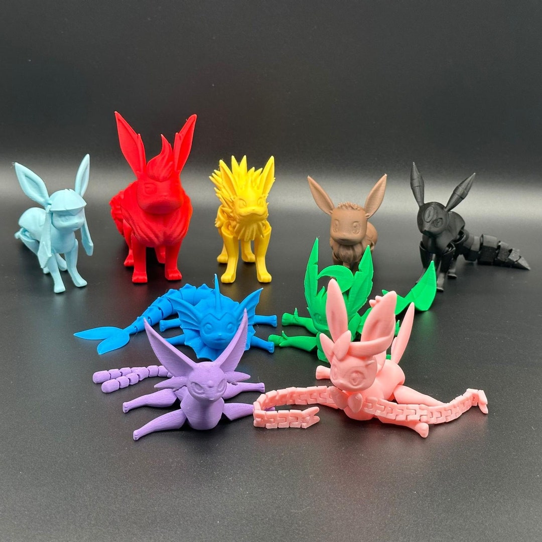 Pokemon Evoli Evolution Fidget Toy Set – Handmade Stress Relief Toy - Etsy