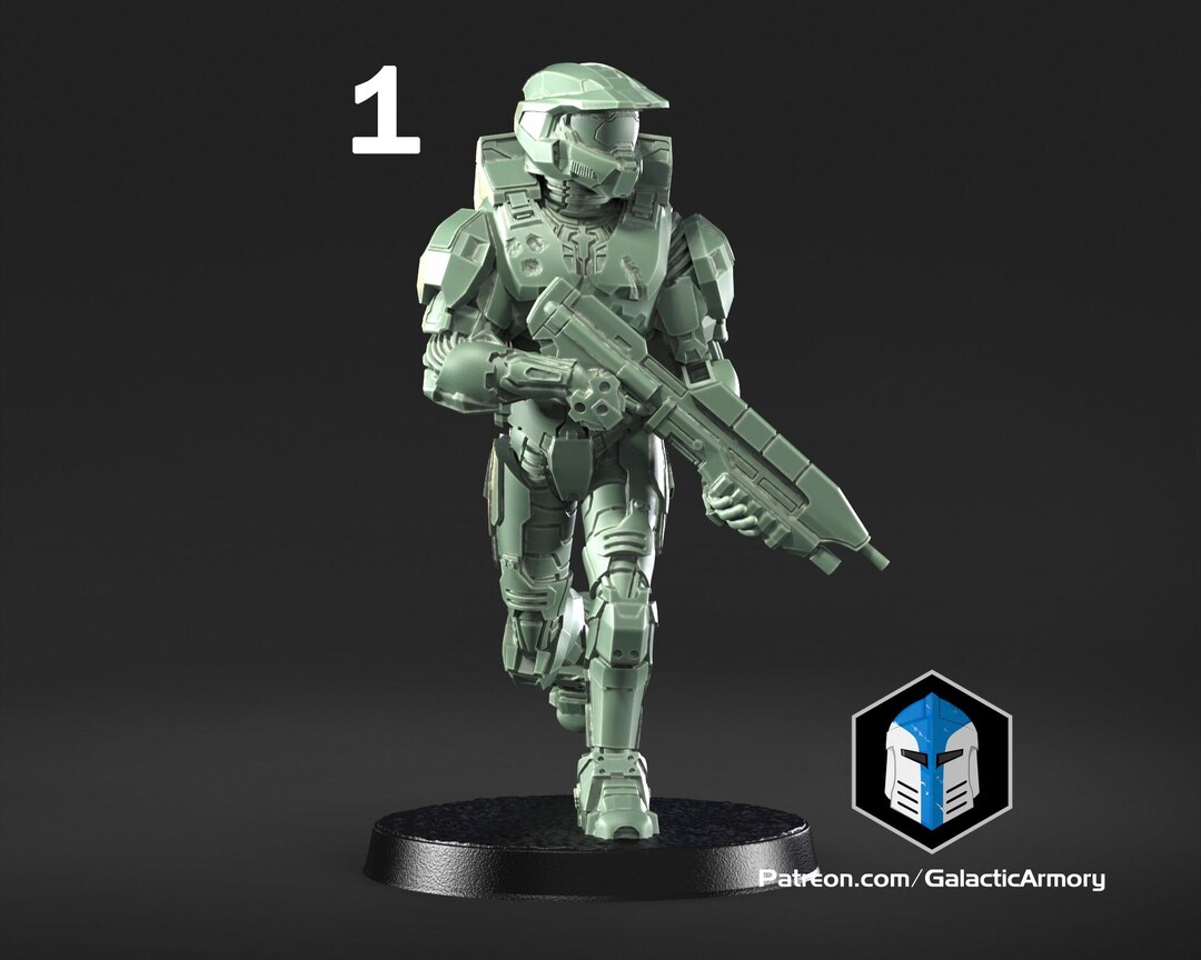 Halo Master Chief Miniatures | Tabletop | Sci-fi Wargaming Figures - Etsy