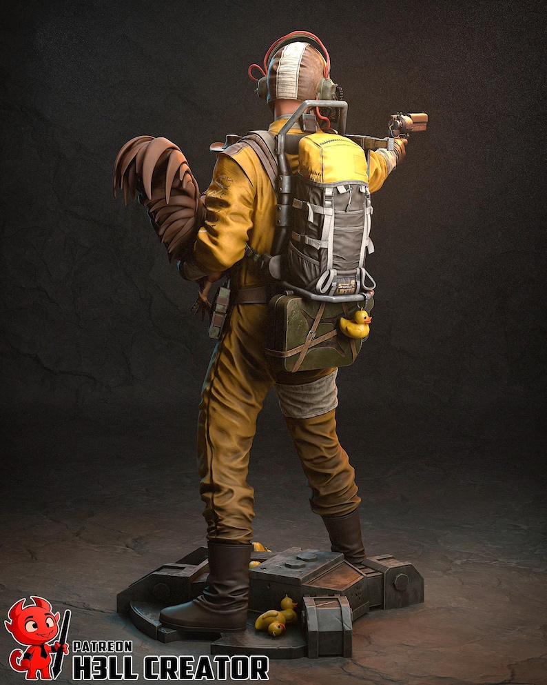 Raider Statue | Arc Raiders | Resin Collector Figure 185 Mm | Unpainted ...