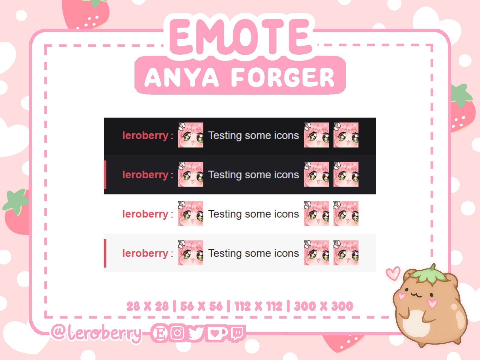 Anya Forger Emote Happy Emote for Twitch/discord/youtube - Etsy
