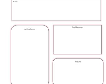 Goal Setting Worksheet 2022 - Etsy