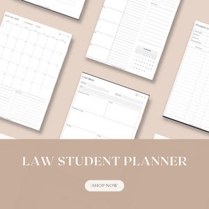 Ultimate LAW SCHOOL PLANNER Includes Law School, Health and Wellness ...