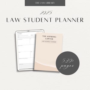 Ultimate LAW SCHOOL PLANNER Includes Law School, Health and Wellness ...