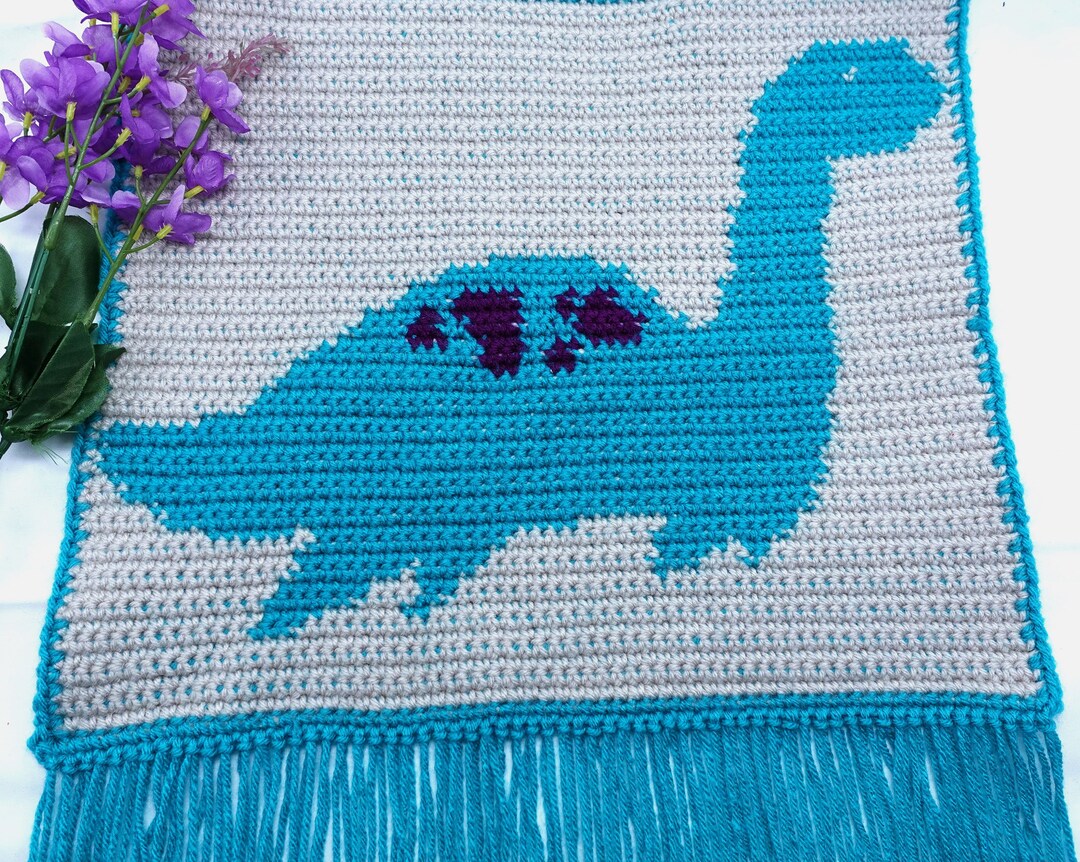 Crochet Pattern | Loch Ness Monster Crochet Wall Hanging Pattern | Boho ...