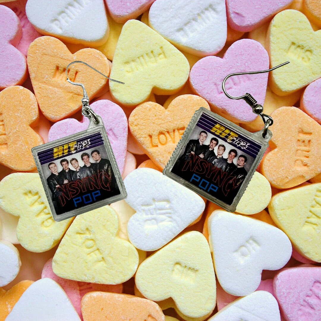 Hit Clip Earrings NSYNC Justin Timberlake Hit Clips 90's Statement ...