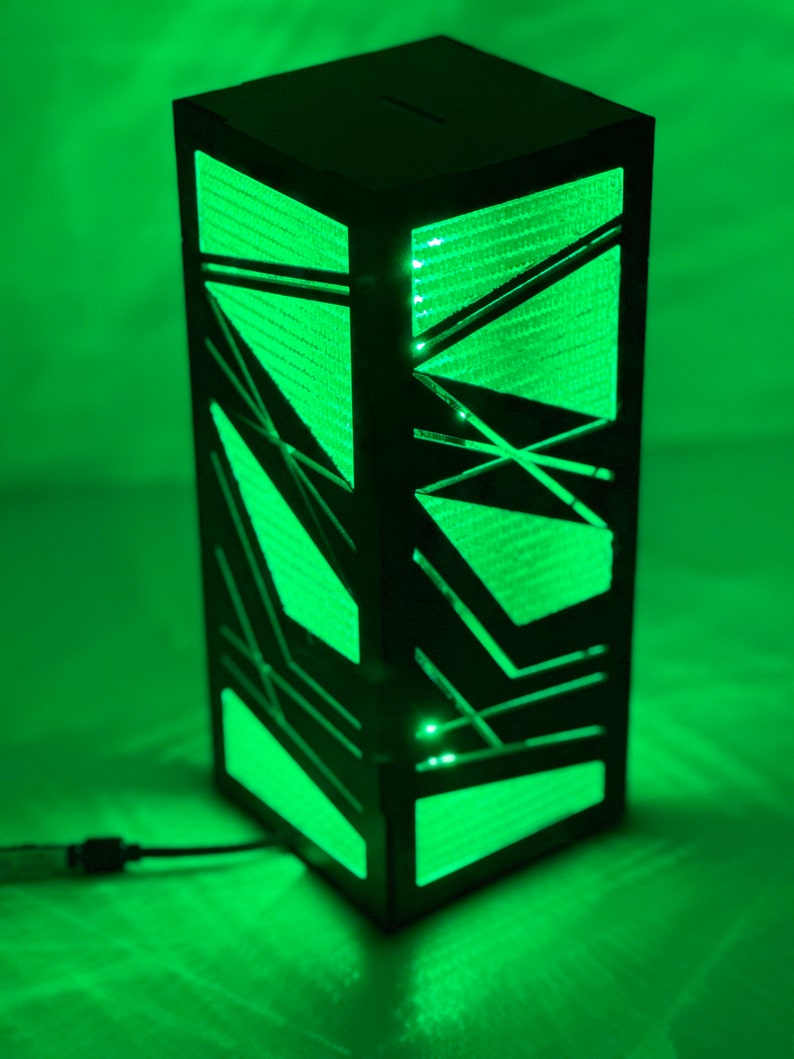 Gamer Binary Code Lamp-lantern Gift Gamer Room-numbers Matrix Lamp-desk ...