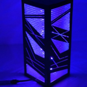 Gamer Binary Code Lamp-lantern Gift Gamer Room-numbers Matrix Lamp-desk ...