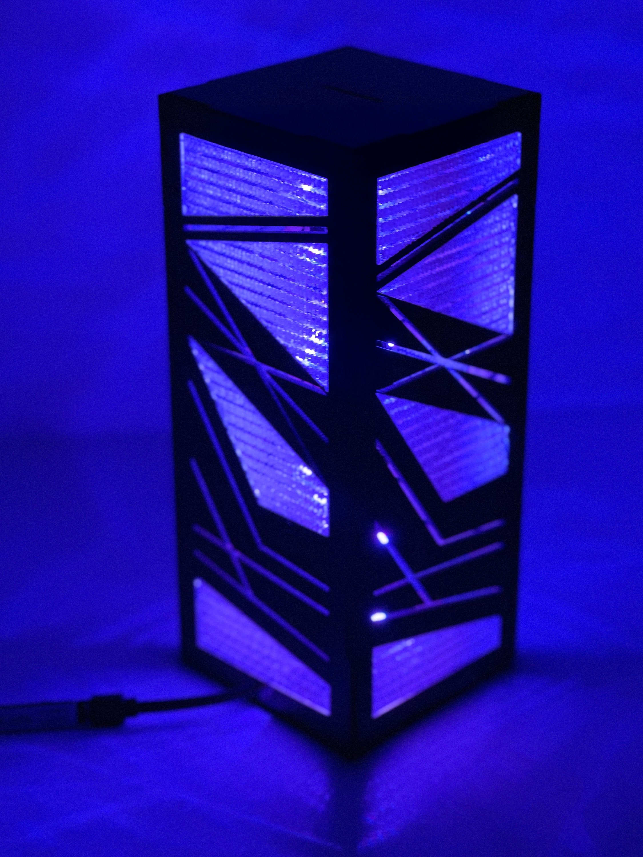 Gamer Binary Code Lamp-lantern Gift Gamer Room-numbers Matrix Lamp-desk ...