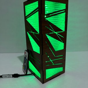 Gamer Binary Code Lamp-lantern Gift Gamer Room-numbers Matrix Lamp-desk ...