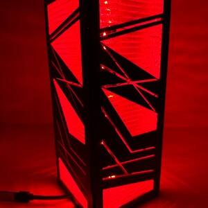 Gamer Binary Code Lamp-lantern Gift Gamer Room-numbers Matrix Lamp-desk ...