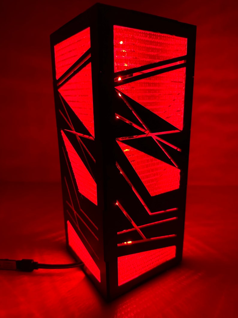 Gamer Binary Code Lamp-lantern Gift Gamer Room-numbers Matrix Lamp-desk ...