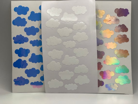 Cloud Sticker Sheet - Etsy