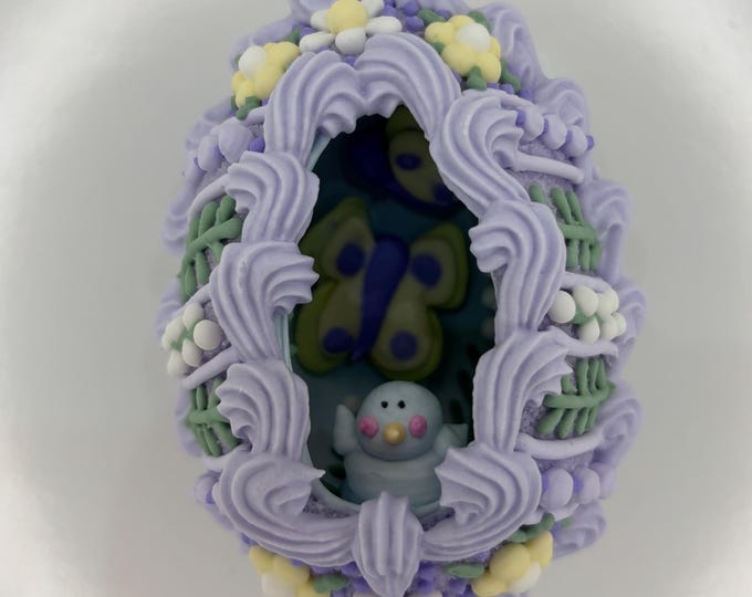 Panoramic Sugar Egg (LARGE) (character-bunny) - Etsy
