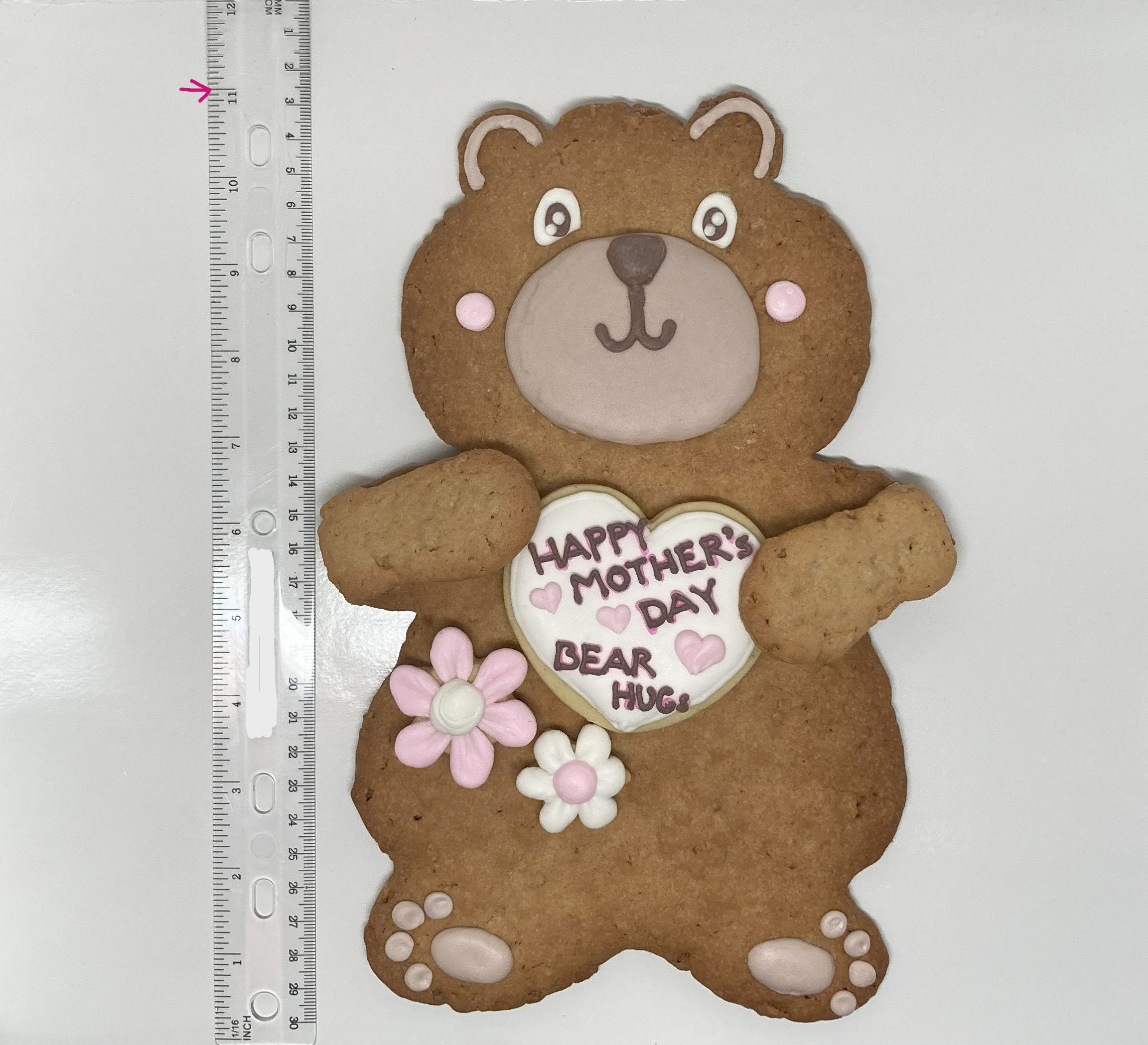 Jumbo Bear Cookie, Giant Cookies, Jumbo Cookies, Personalized Cookies ...