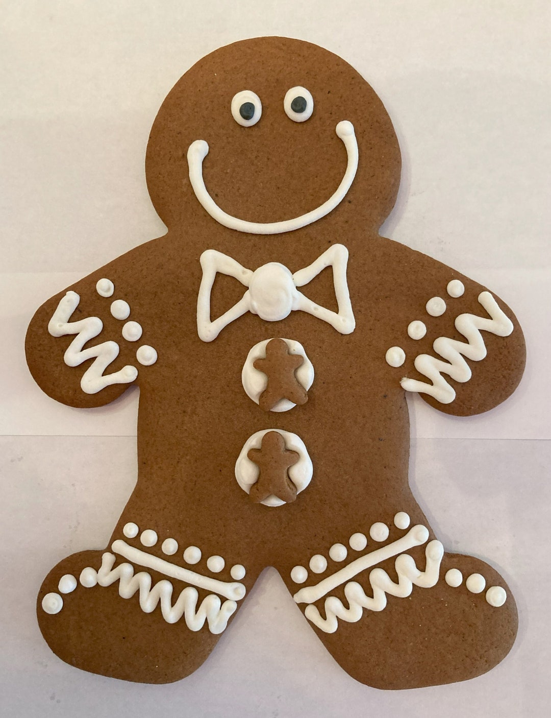 Jumbo 8.5-inch Gingerbread Boy or Gingerbread Girl, Giant Homemade ...