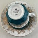 Royal Albert Regal Series Montrose Shaped Teacup and Saucer Duo Teal or ...