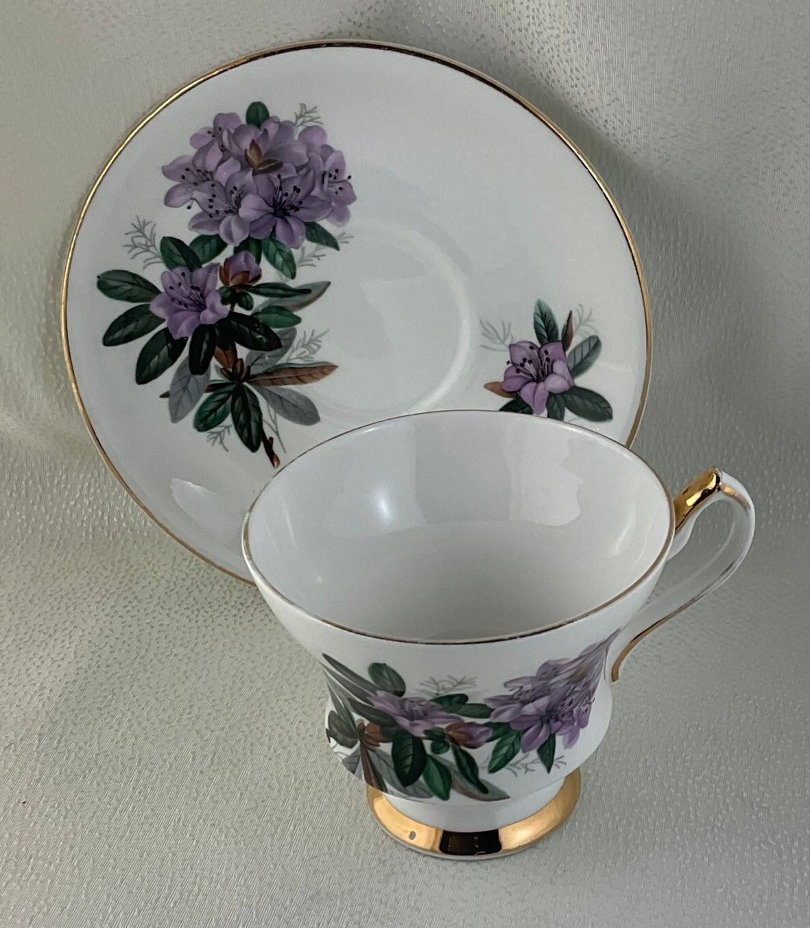 10 Pc Mix'n Match Purple-themed Tea Set/teacup Duos by Colclough, Royal ...