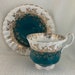 Royal Albert Regal Series Montrose Shaped Teacup and Saucer Duo Teal or ...