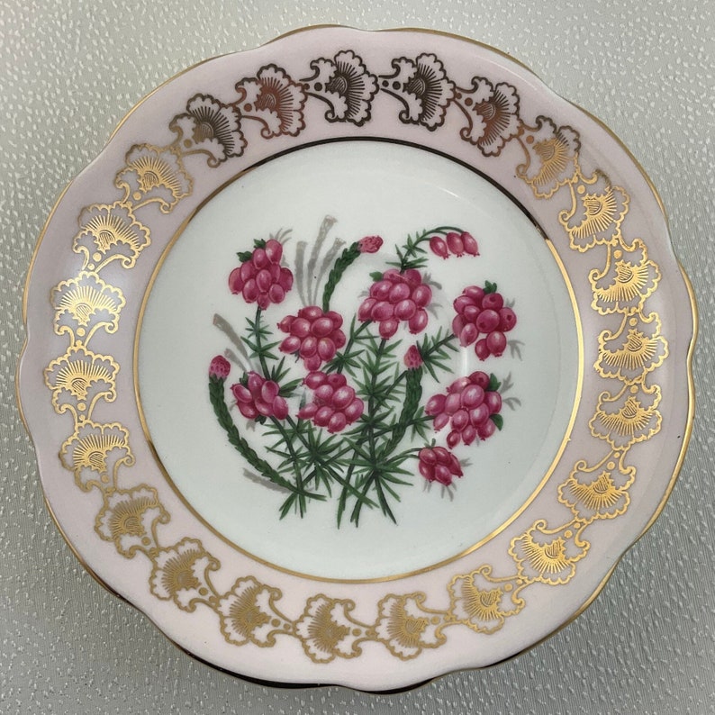 Pretty and Striking Pink EB Foley Teacup and Saucer Duo Embellished ...