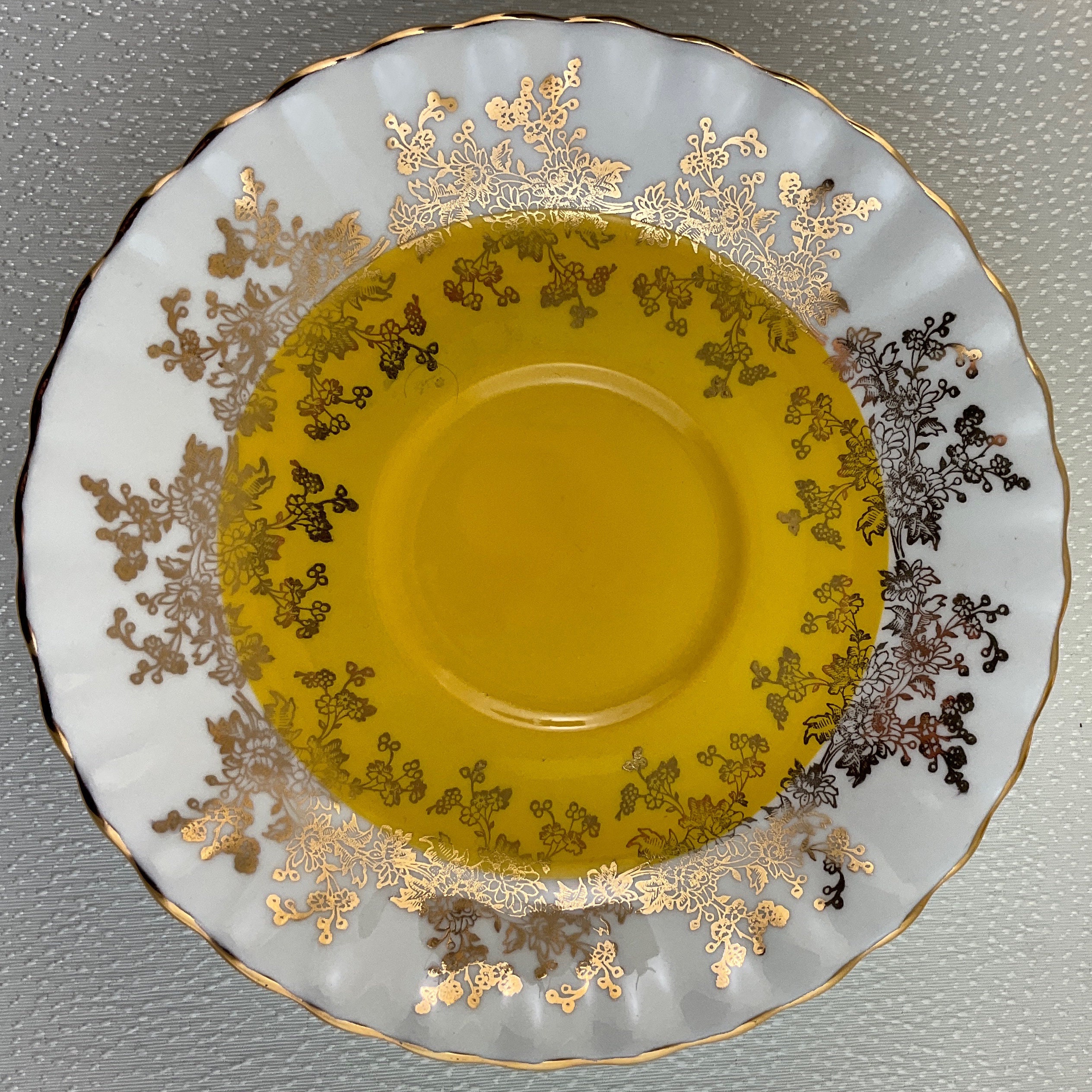 Royal Albert Regal Series Montrose Shaped Teacup and Saucer Duo Teal or ...