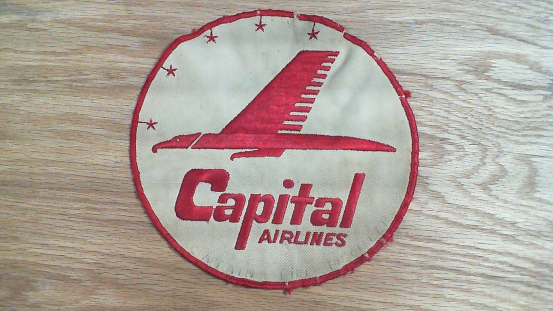 Capital Airlines Patch / Ground Crew Uniform / Airline Patch / Vintage ...