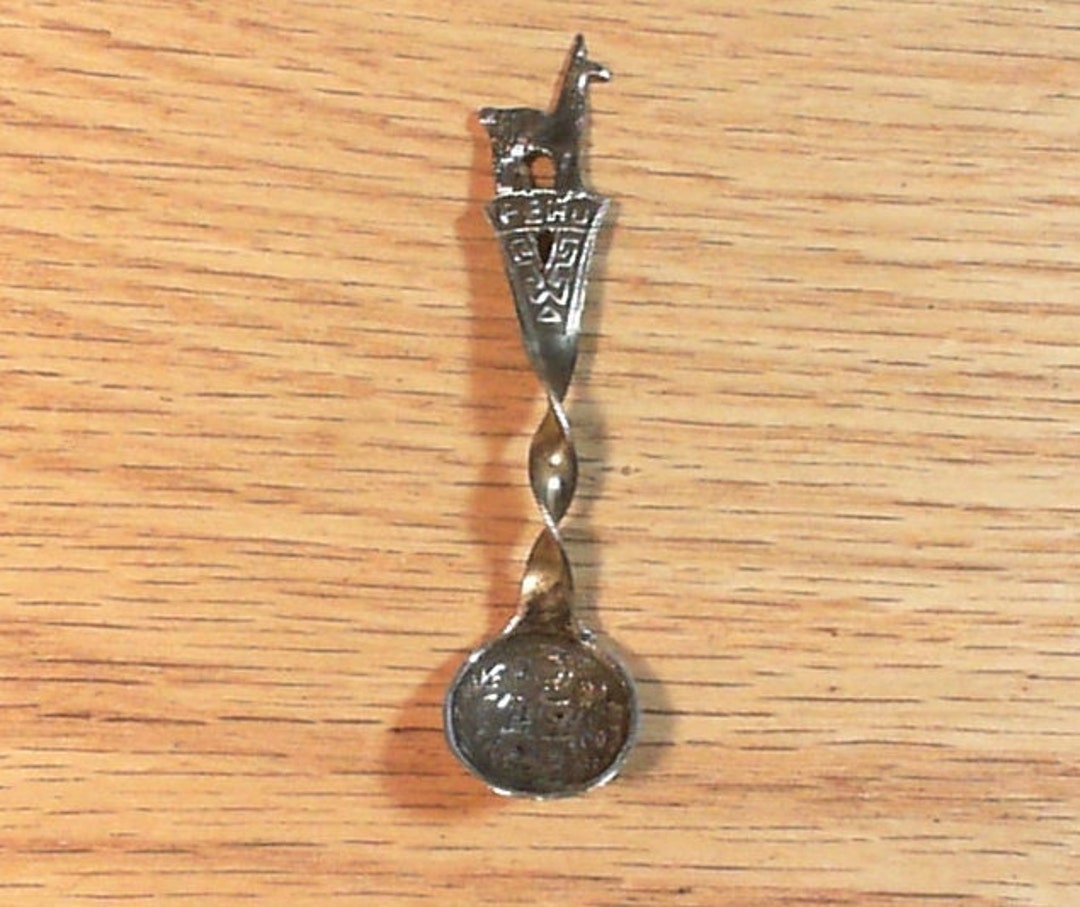A Vintage 925 Sterling Silver "peru" Collectable Spoon 1960s - Etsy