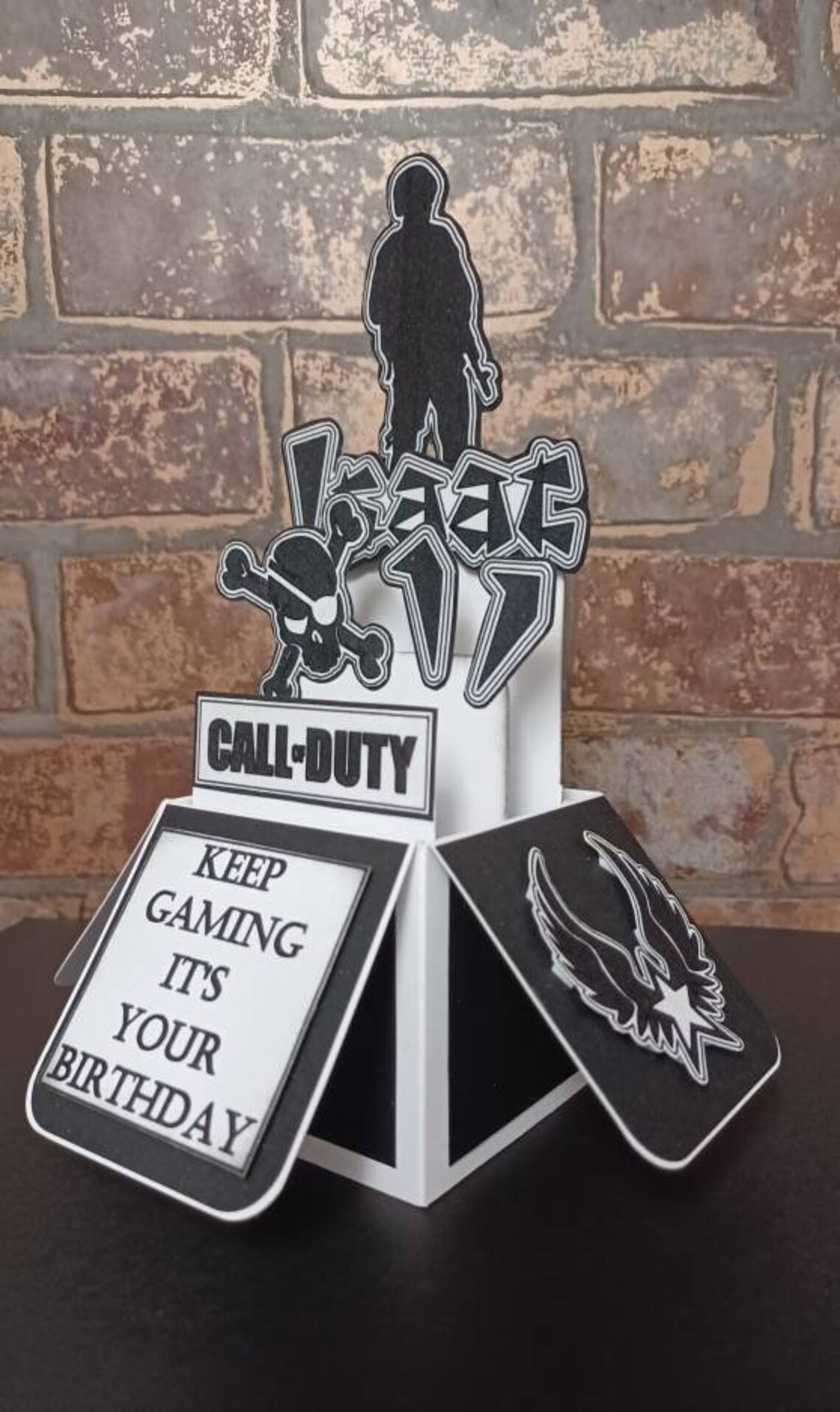Call of Duty cod / Warzone 3d Box Birthday Card Personalised - Etsy