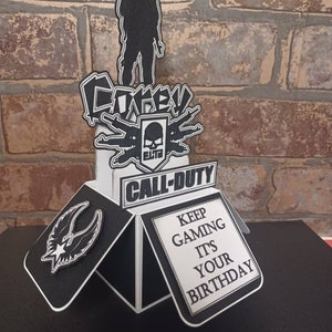 Call of Duty (cod) / Warzone 3d Box Birthday Card- Personalised - Etsy