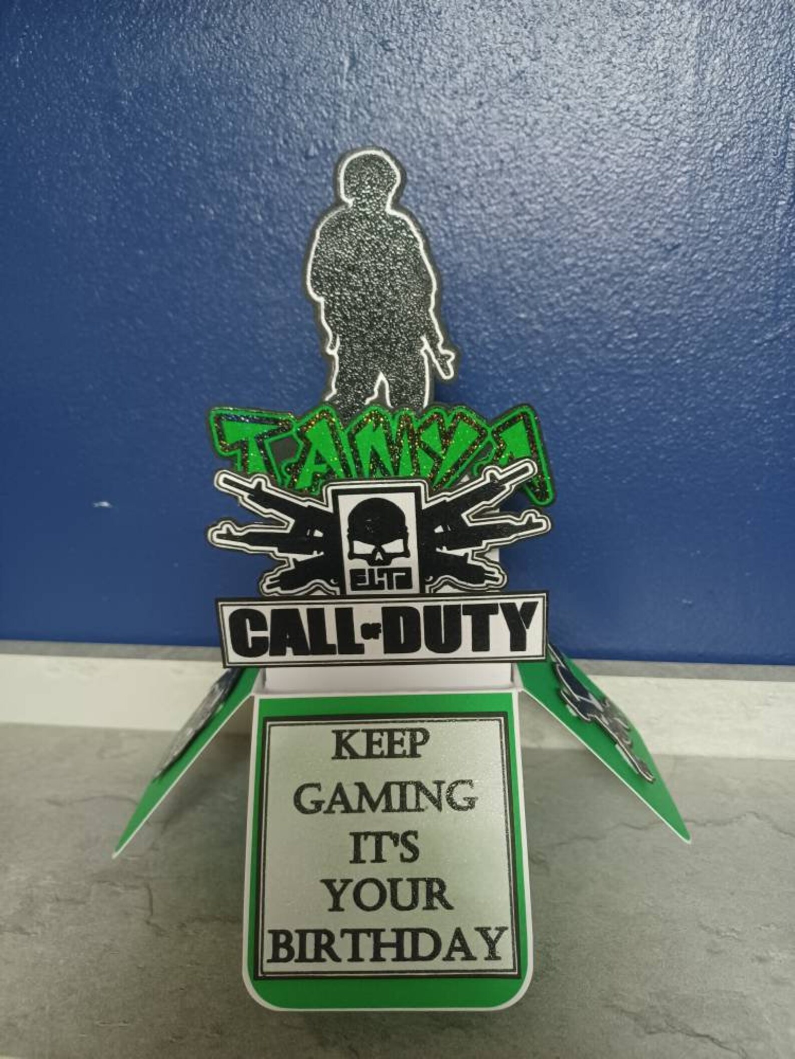 Call of Duty cod / Warzone 3d Box Birthday Card Personalised - Etsy