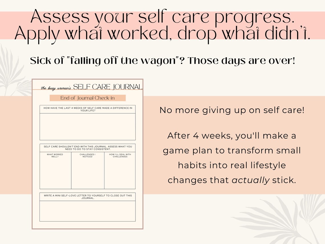 Self Care Planner Checklist for Mental Health Bundle for Busy Moms ...