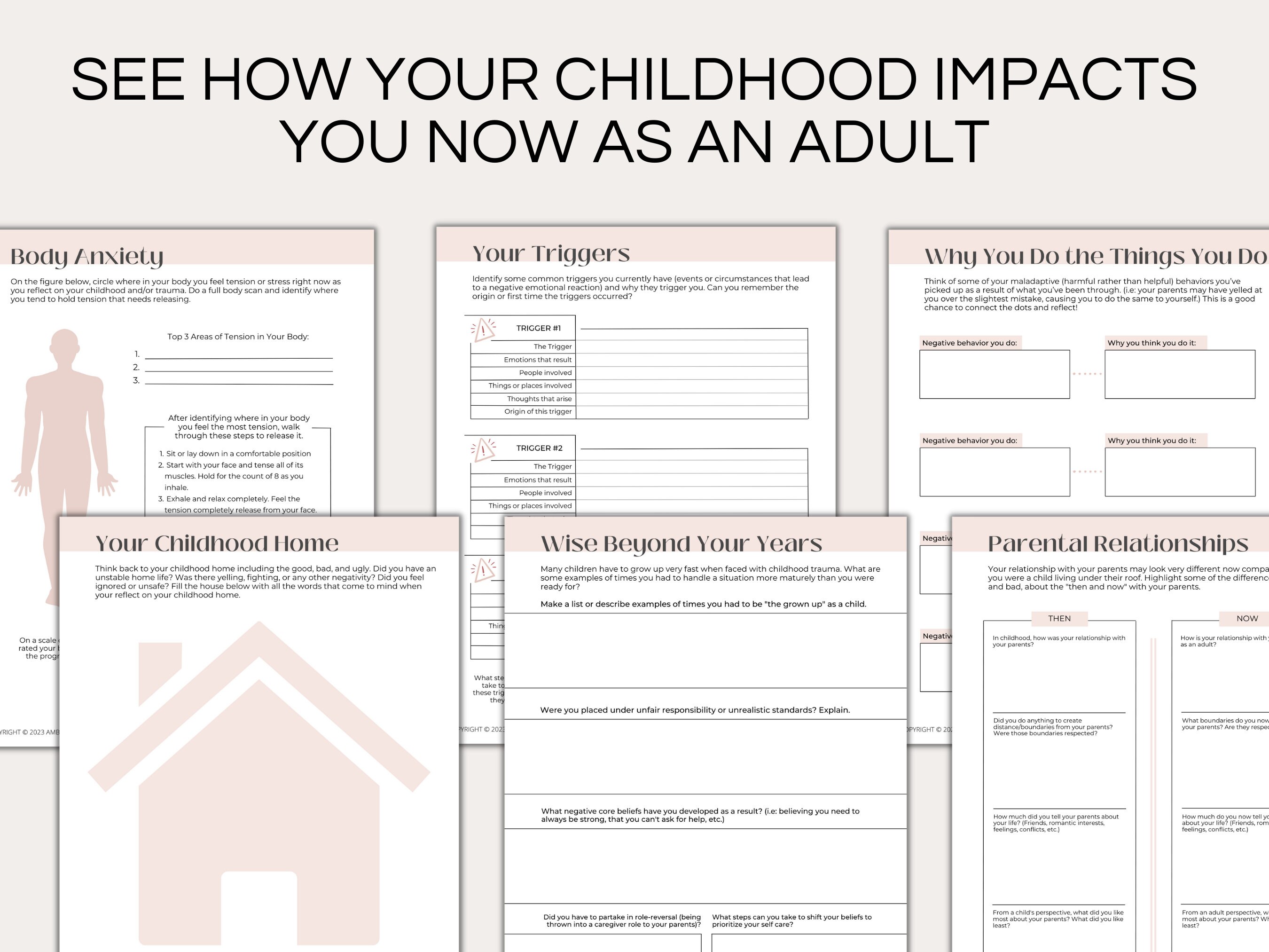 Inner Child Healing Workbook: Guided Journal Prompts, Therapy-inspired ...