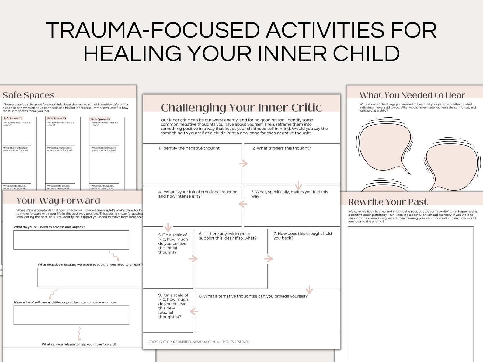 Inner Child Healing Workbook: Guided Journal Prompts, Therapy-inspired ...