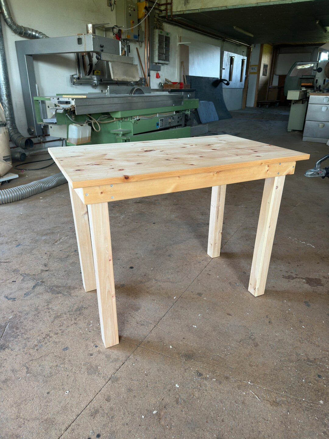 Rustic Pine Table 100x60x75cm Made of Air-dried Tyrolean Pine Wood ...